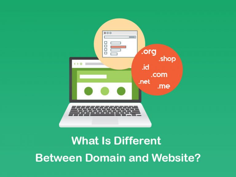 Difference Between Domain and Website and Web Hosting - Ideoname